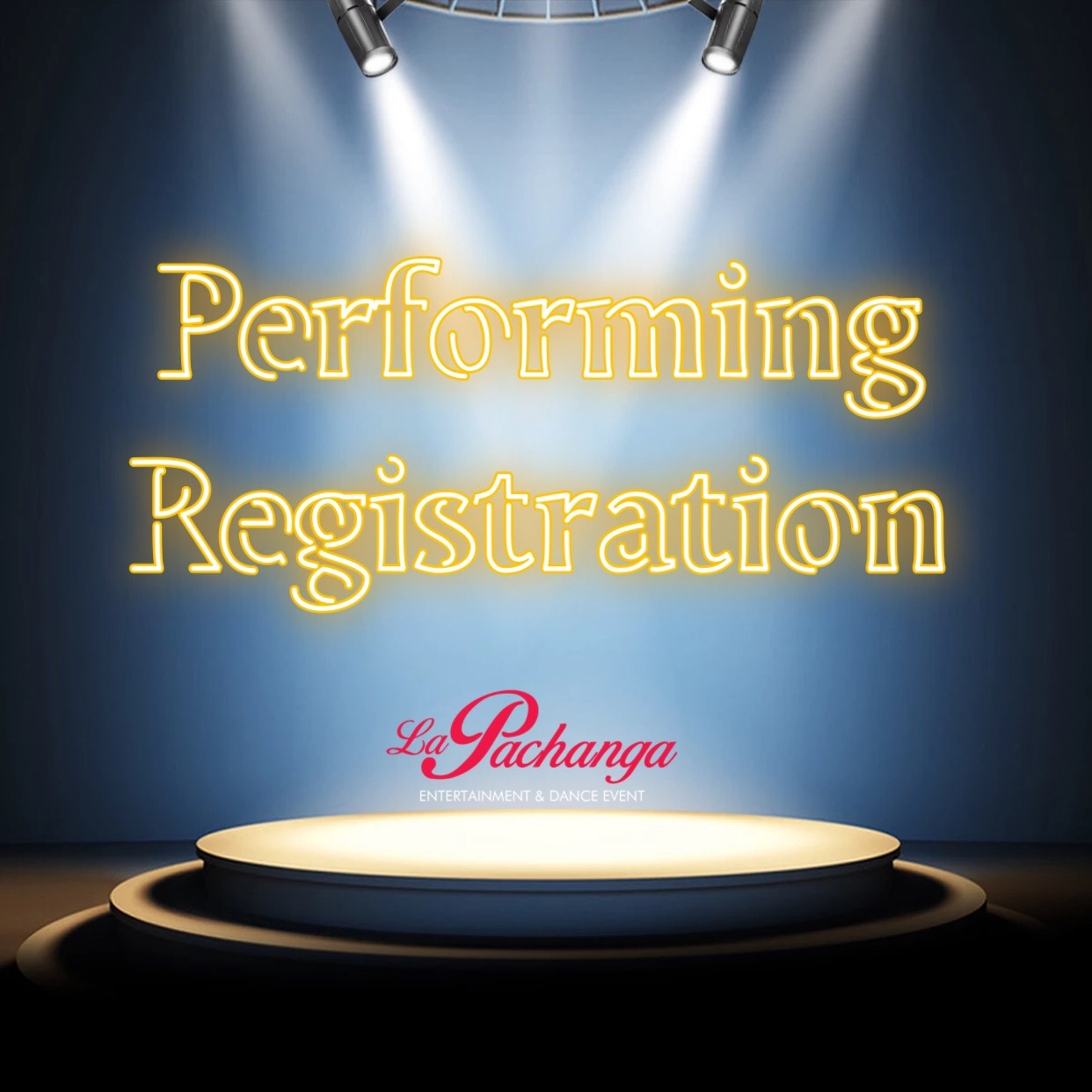 Performance team registration